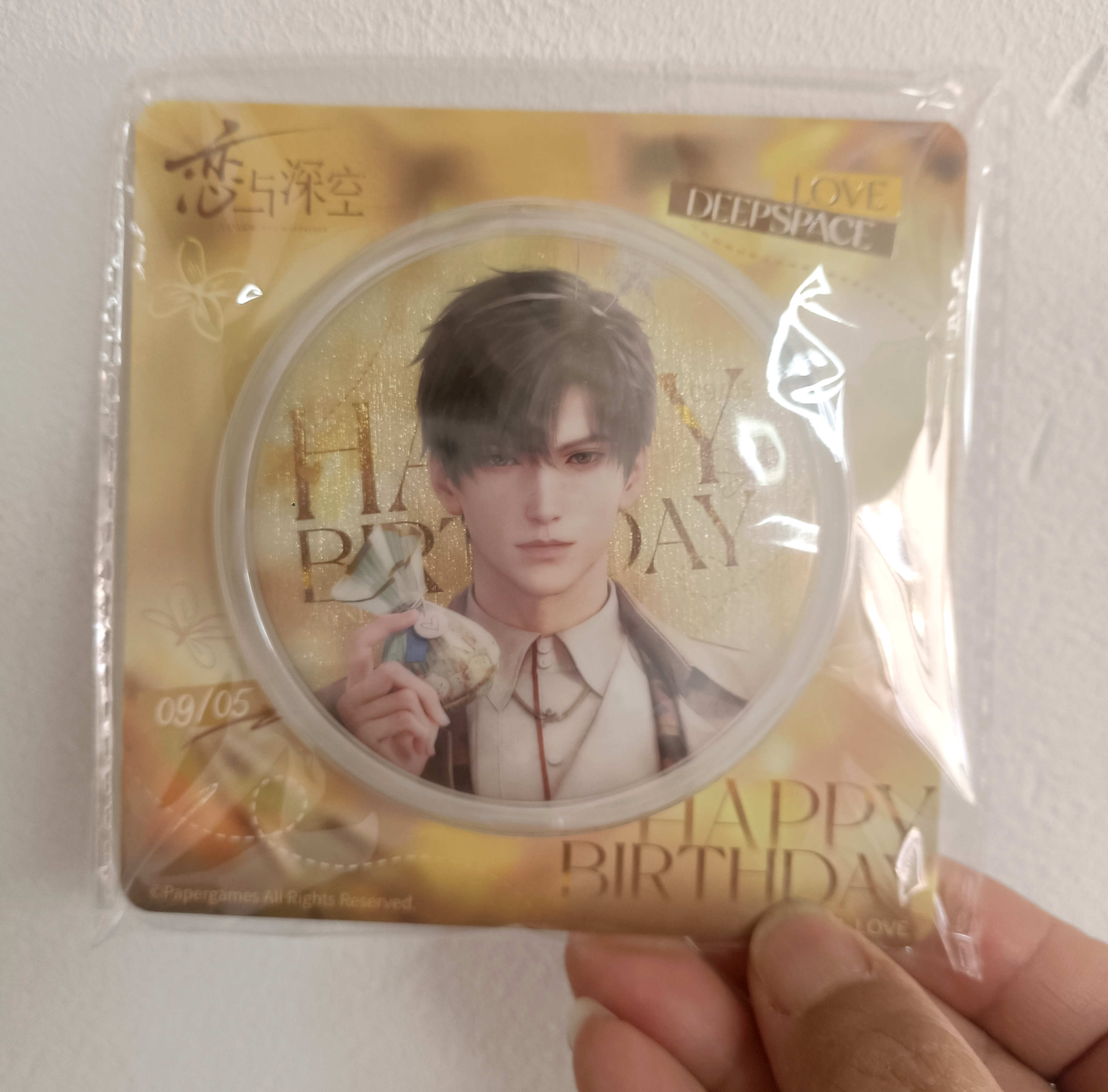 Official genuine Love and deepspace 2024 Zayne birthday peripheral ...