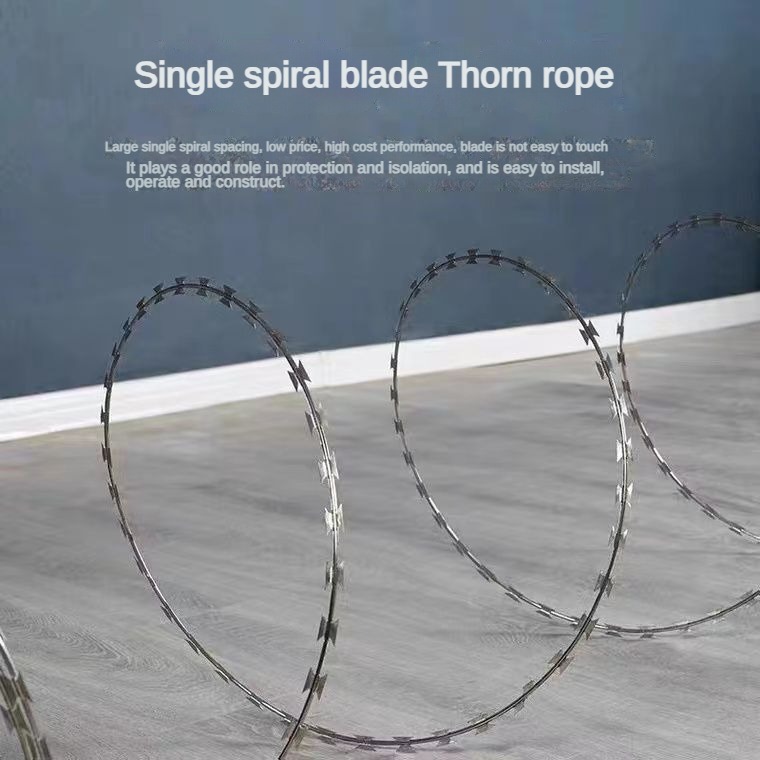 10 m /1 piece barbed wire for houses, garden fences, factory fences ...