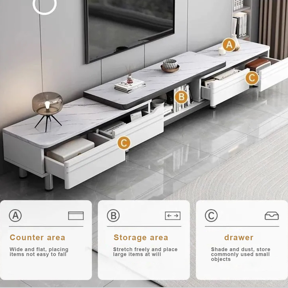 TELESCOPING TV Cabinet High Quality Furniture Modern Simple Living Room ...