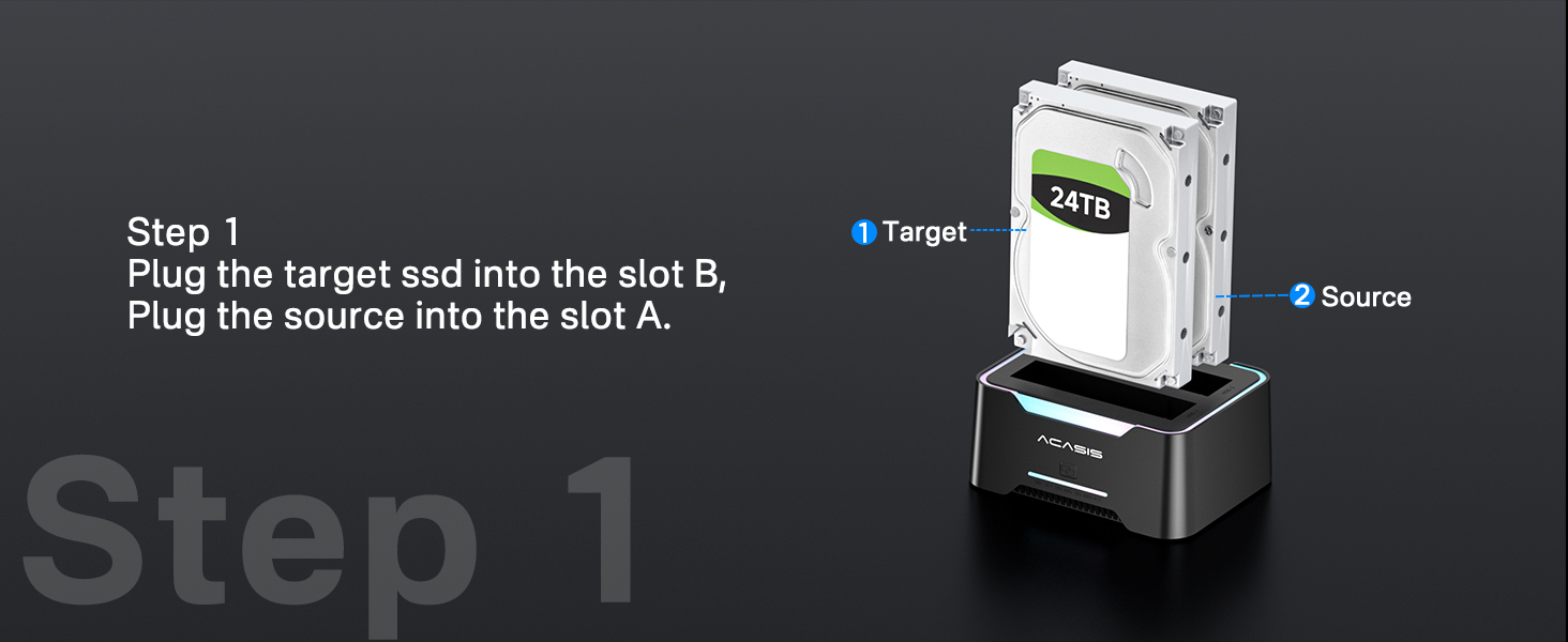 ACASIS hard disk base 2.5/3.5-inch laptop desktop SATA serial port SSD ...