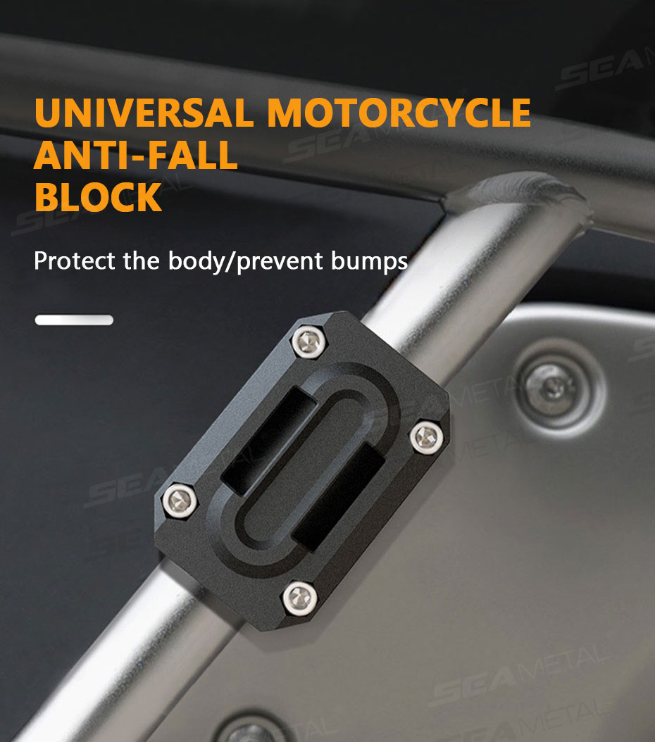 SEAMETAL Motorcycle Anti-fall Block General Crash Guard Protective ...