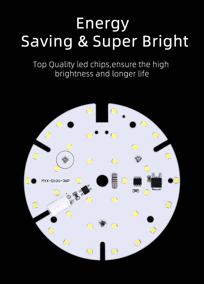 LED Pin Light Surface Mounted Golden Ultrathin 3 Colors Round 220V ...