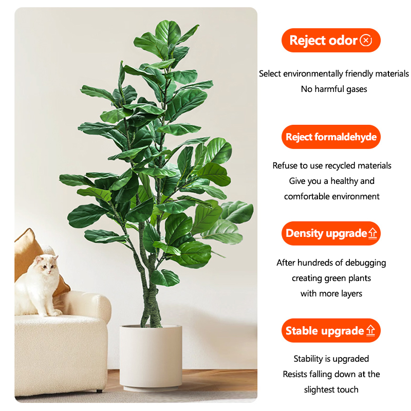 big size 90/105/120/150cm Artificial Plants Tree Garden living home ...