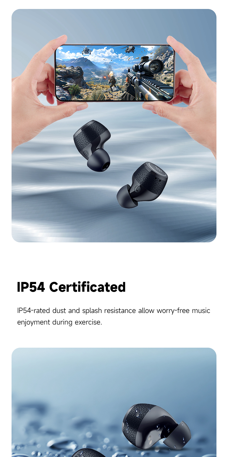 EDIFIER T30 Bluetooth V5.4 Earbuds Active Noise Cancellation Earphones ...