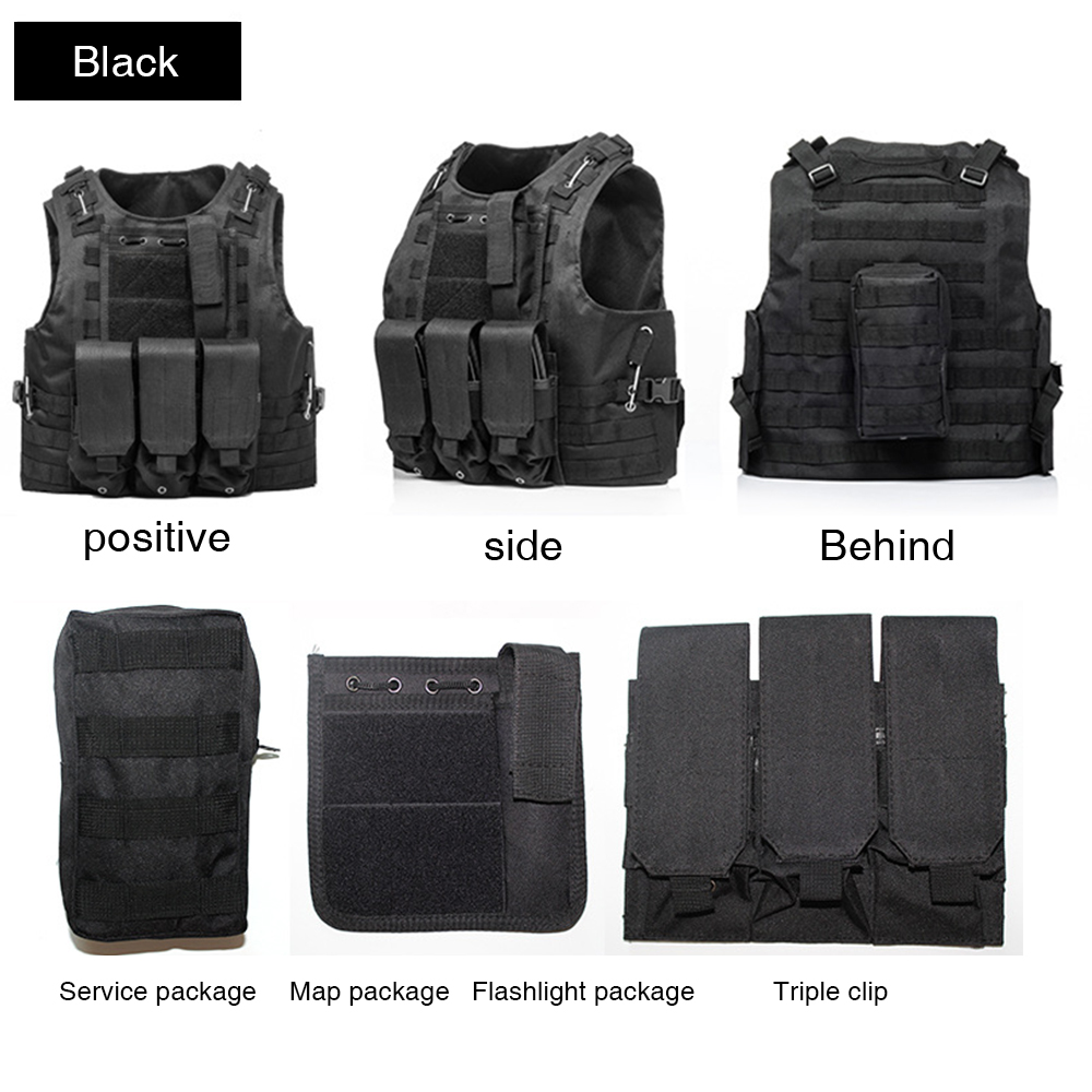Vest Protective Clothes for Special forces Black protective clothing ...