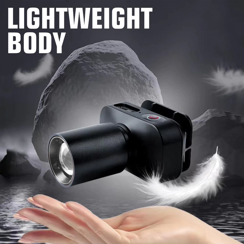 【Ready stock】buy1take1 zomable headlight flashlight rechargeable type-c ...