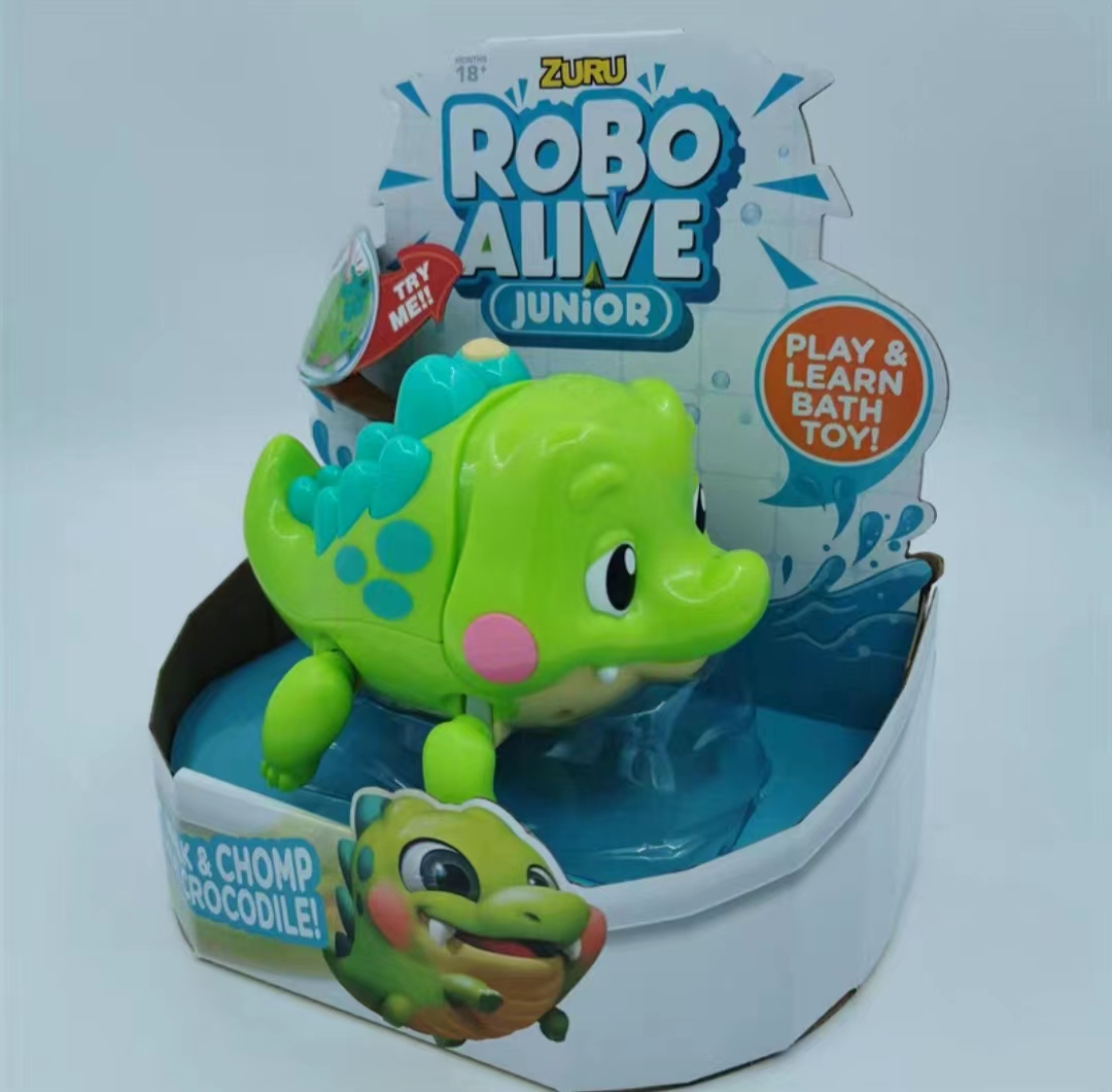 Robo Alive Junior Battery-Powered Baby Bath Toy by ZURU-Crocodile,Duck ...