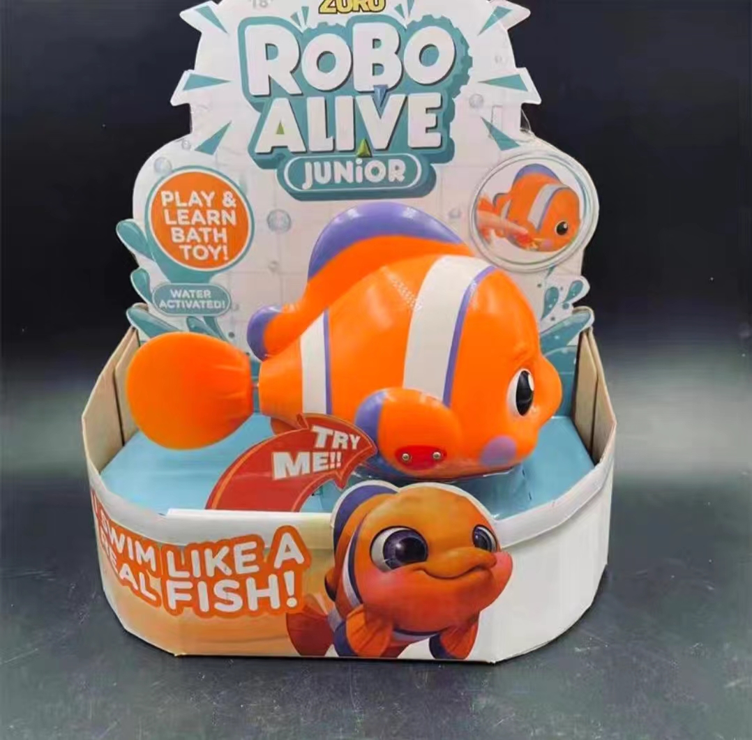 Robo Alive Junior Battery-Powered Baby Bath Toy by ZURU-Crocodile,Duck ...
