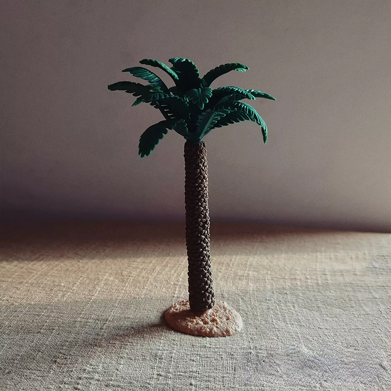 Diorama Coconut Palm Trees Model Seaside Beach Fake Tree Model City Car ...