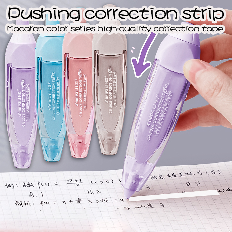 Correction Tape 5mm*6m Retractable Refillable Correction Tape School ...