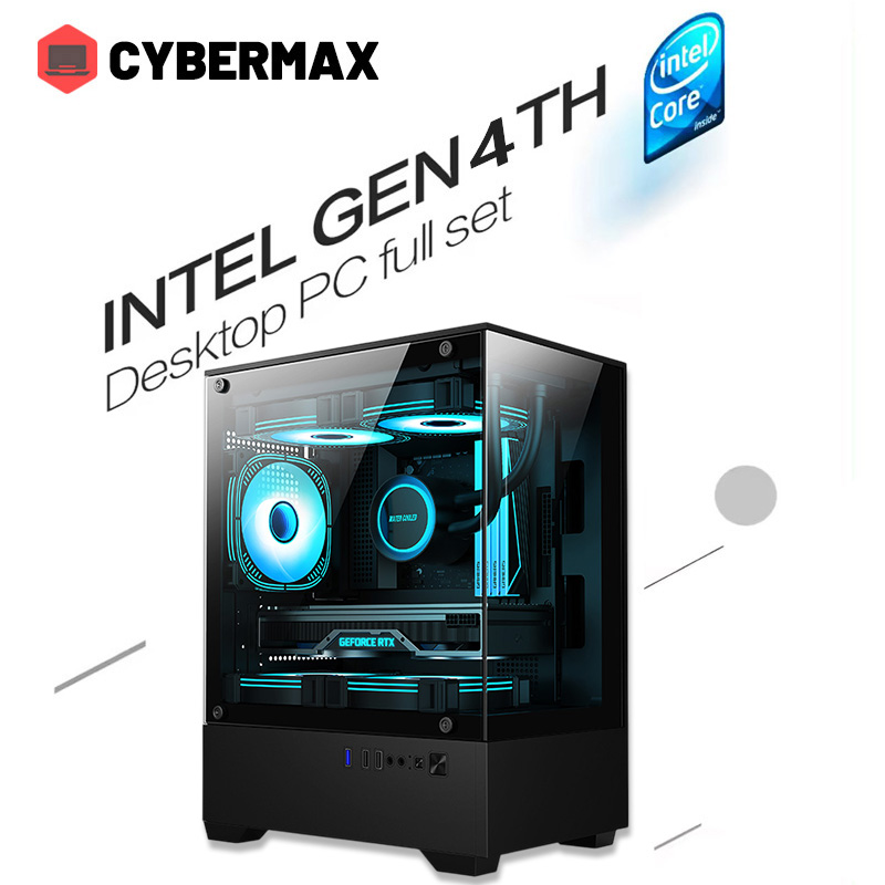 Intel Core i5/i7 Desktop Computer Full Set Quad-Core 8 Thread 16GB RAM ...