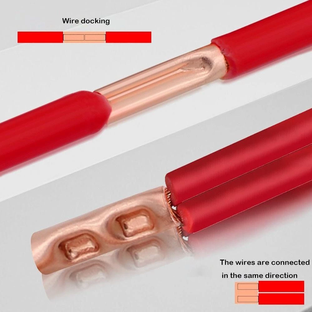 10 pcs GT Copper Penyambung Wayar Sambungan Tube Kabel Connector ...