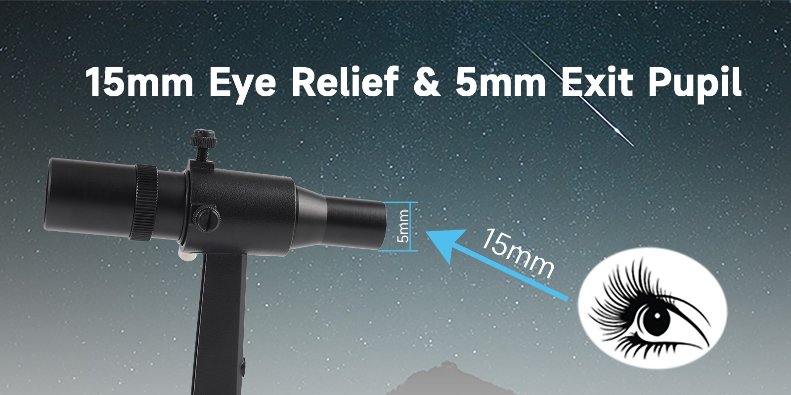 SVBONY SV182 Finder Scope 6x30 Metal Body with Crosshair and Bracket ...