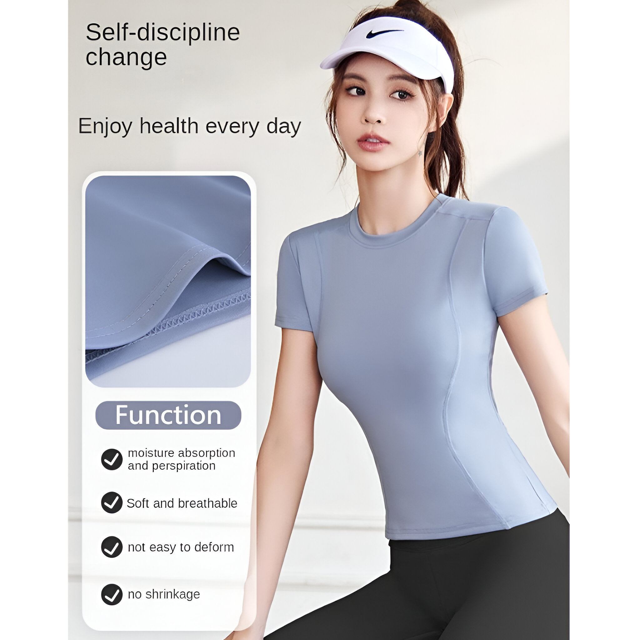 YogaTop Dri Fit Jogging Compression Shirt Gym Outfit For Women Dry Fit ...