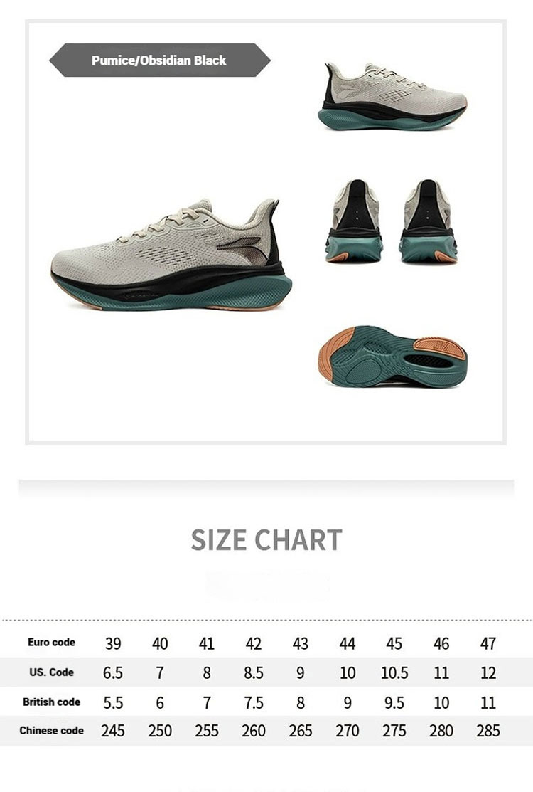 361 Degree Motan Men Running Shoes Soft Stable Elastic Breathable ...