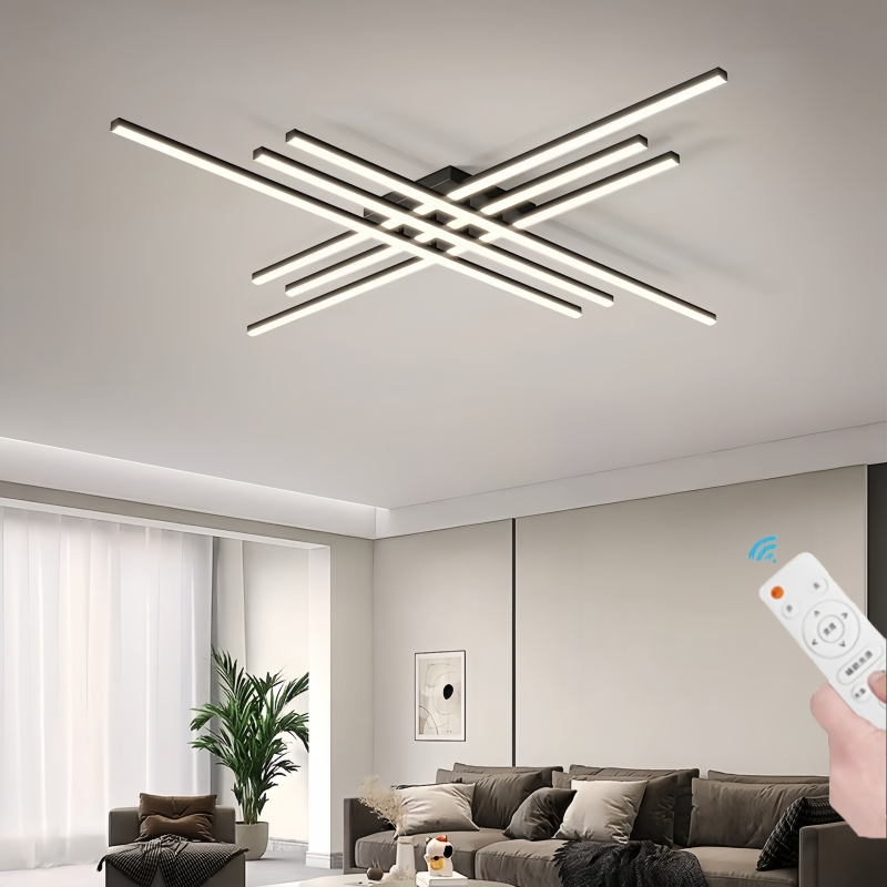 Modern Design Chandelier Ceiling Lights Tri Color Lamps for Living Room ...