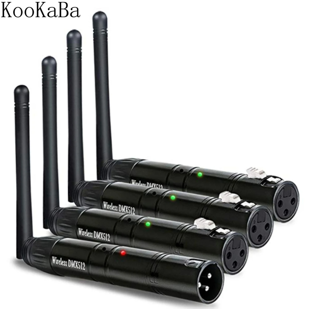 DMX512 Wireless Receiver Transmitter Controller 2.4G ISM Dif ...