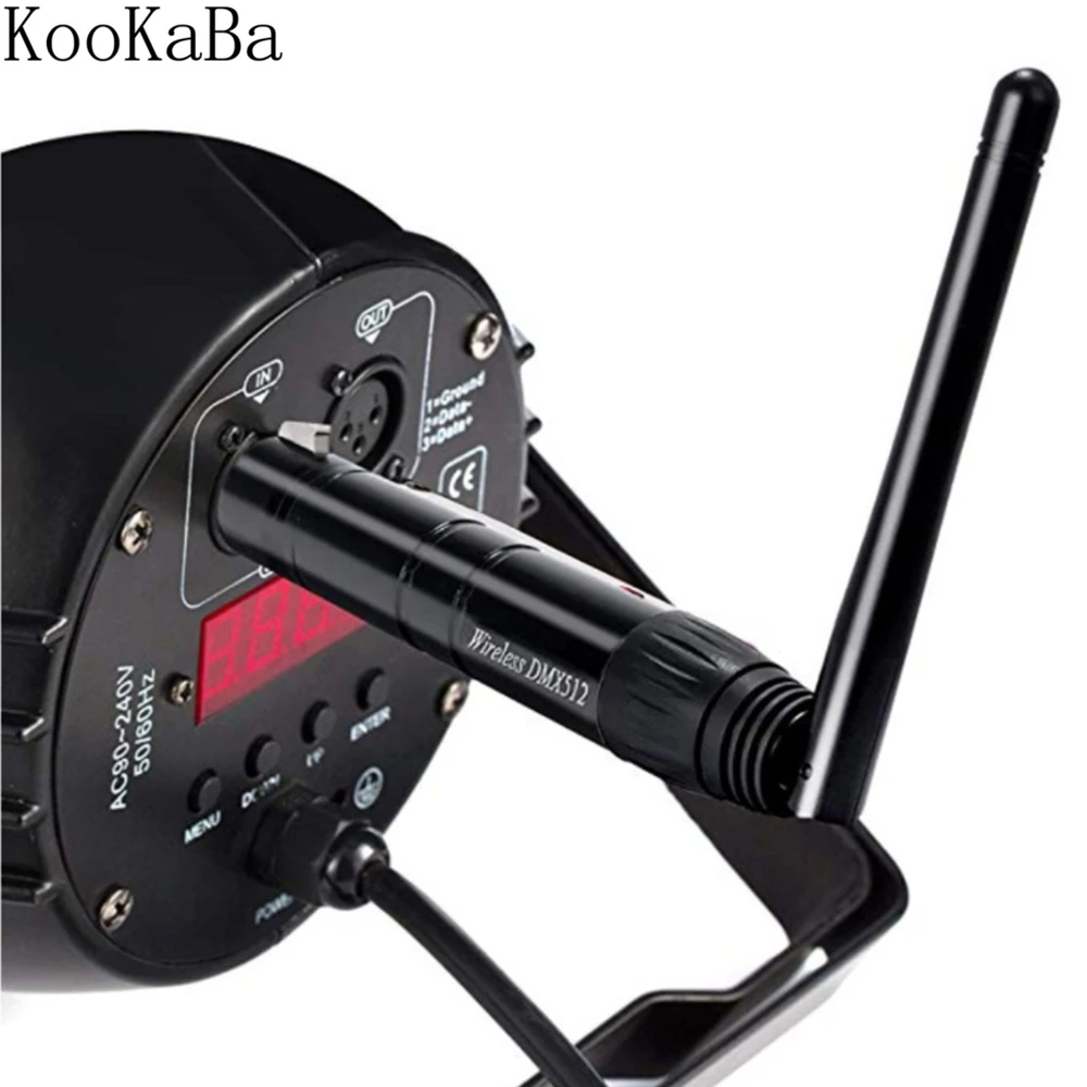 DMX512 Wireless Receiver Transmitter Controller 2.4G ISM Dif ...