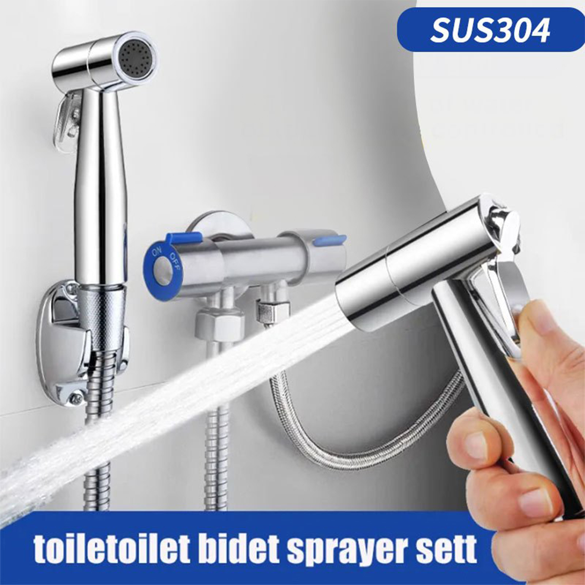 Bidet Spray Gun best Stainless Steel Spray Gun Bathroom Toilet Washer ...