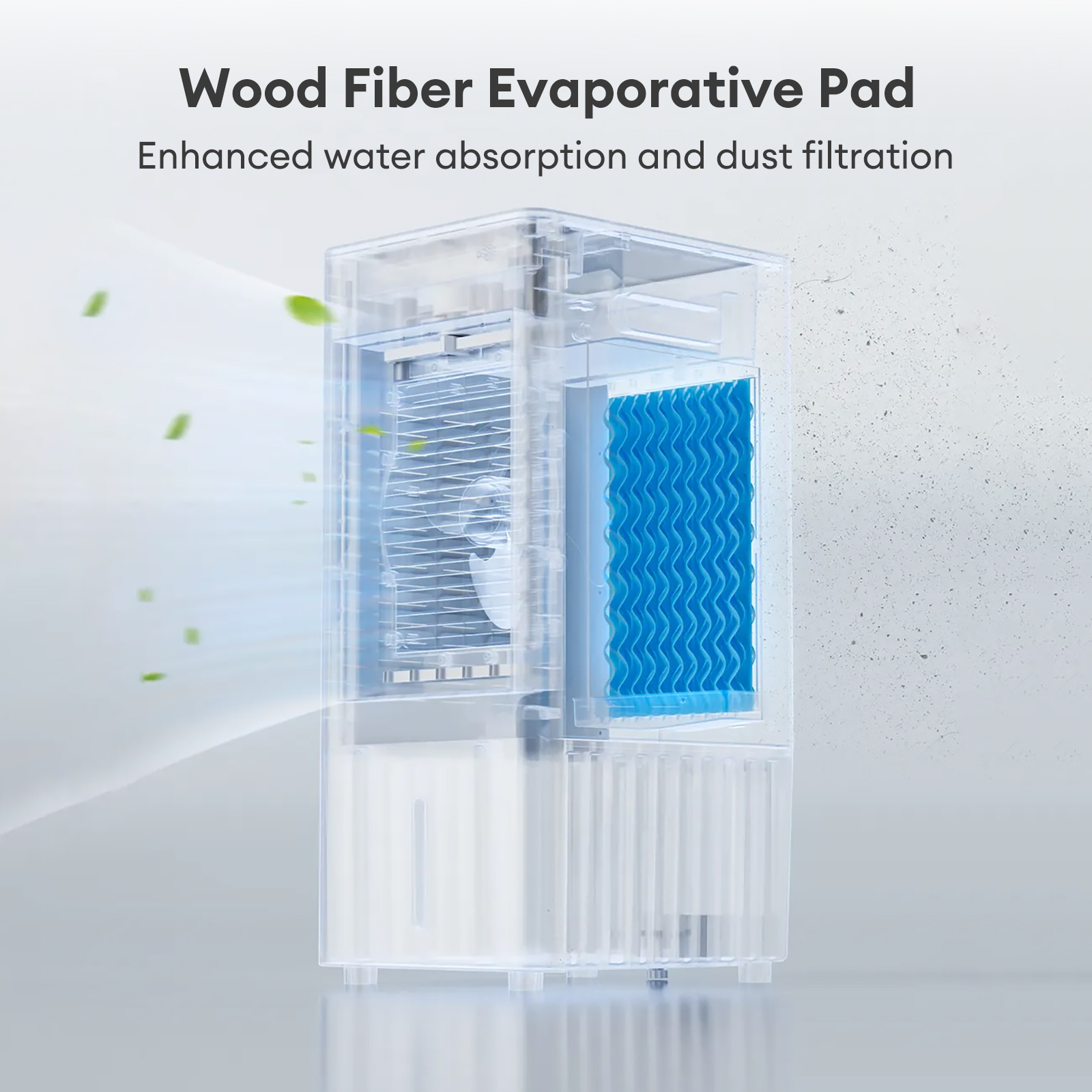 HODEKT Air Cooler Fan 6L/12L Air Conditioning Fan Air Filter Inverter ...