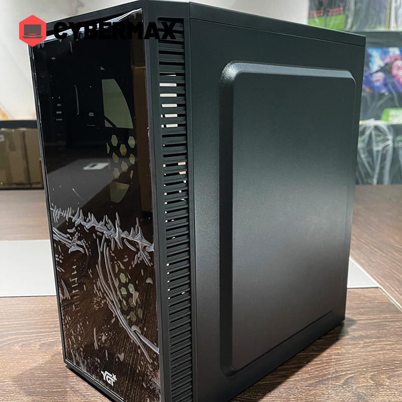 YGT Y-288 Gaming PC Case With 2Pcs Fan Tempered Glass Micro ATX Desktop ...
