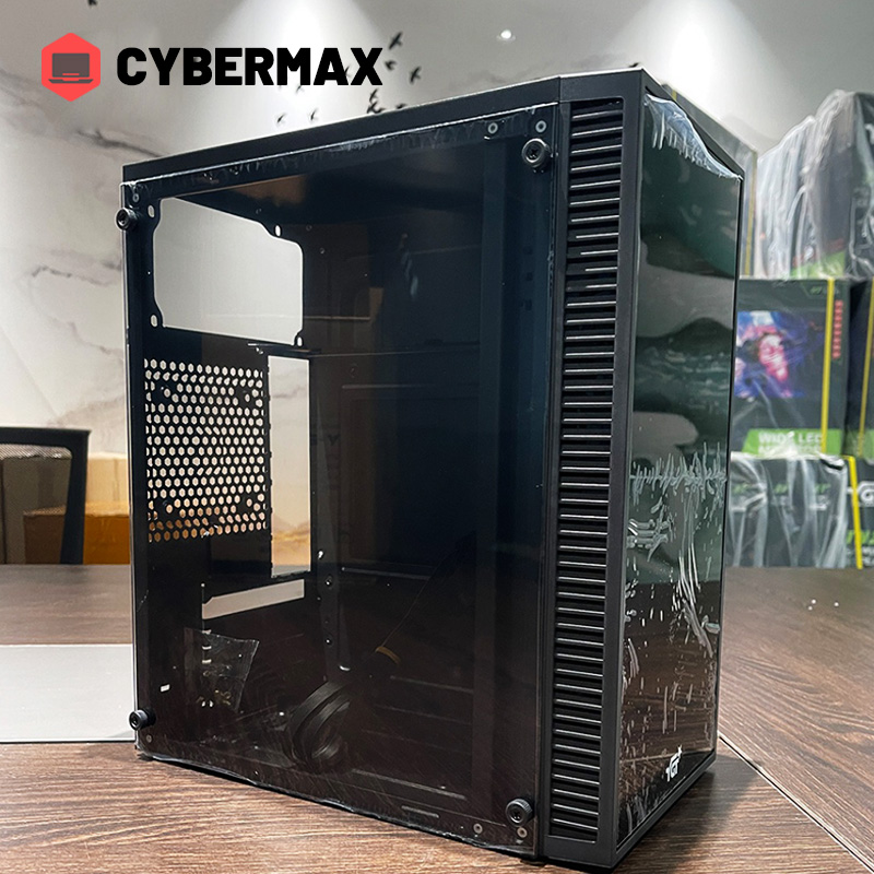 YGT Y-288 Gaming PC Case With 2Pcs Fan Tempered Glass Micro ATX Desktop ...