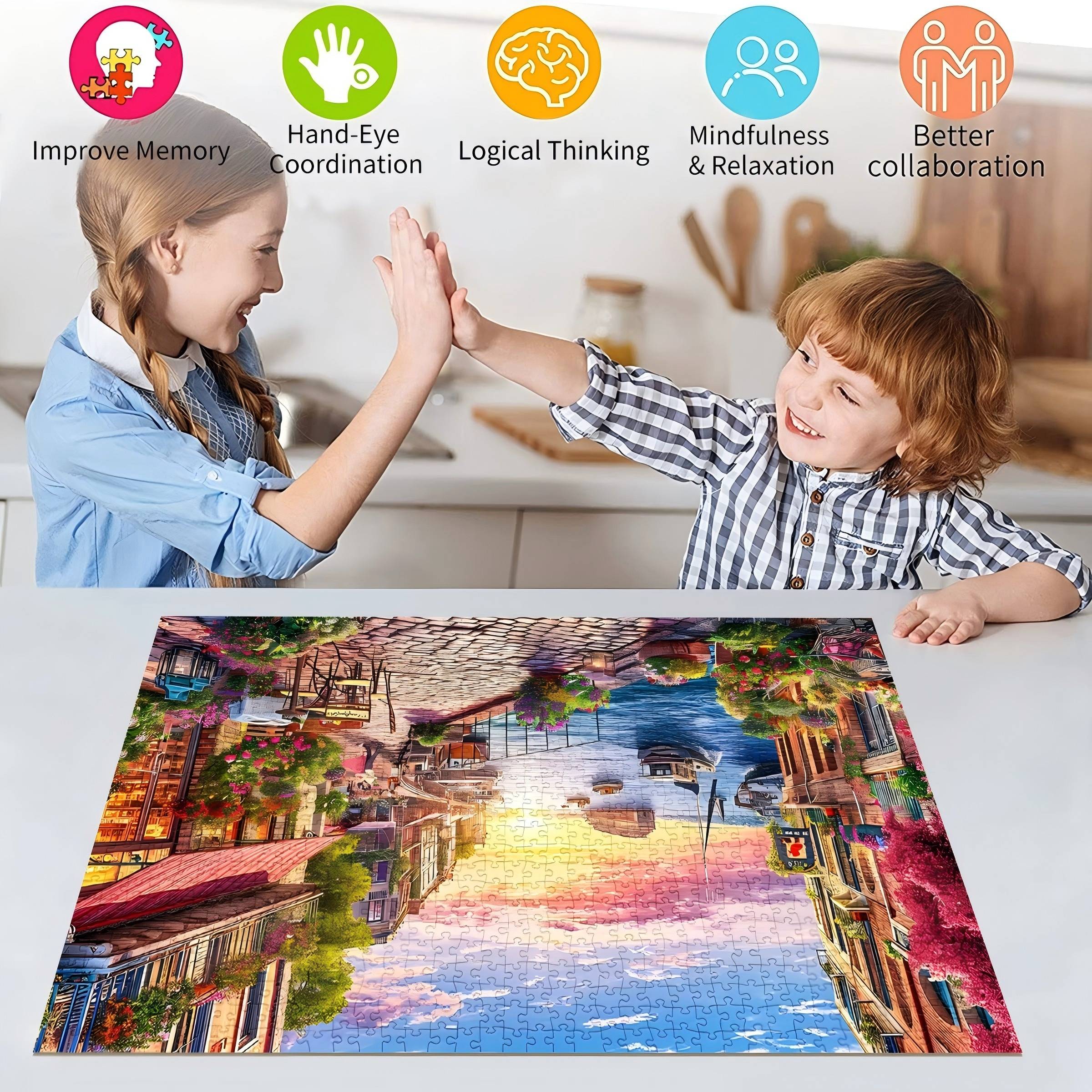 1000 piece puzzle adult puzzle Decompression Entertainment hobby ...