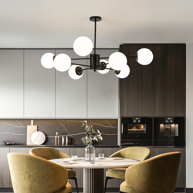 Nordic LED Chandelier Ceiling Light Living Room Pendant Lamp Bar ...
