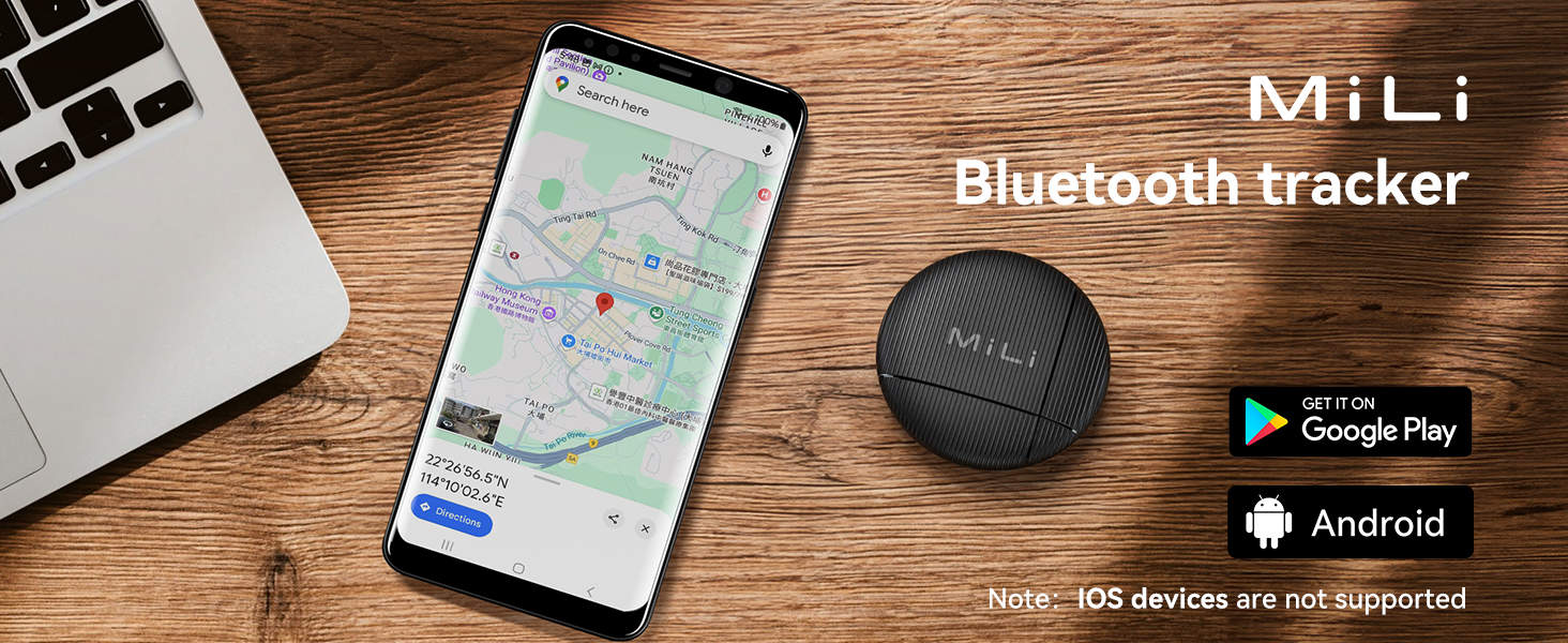 MiLi LiTag Mini - GPS Bluetooth Tracker, 【For Android】Global Item ...