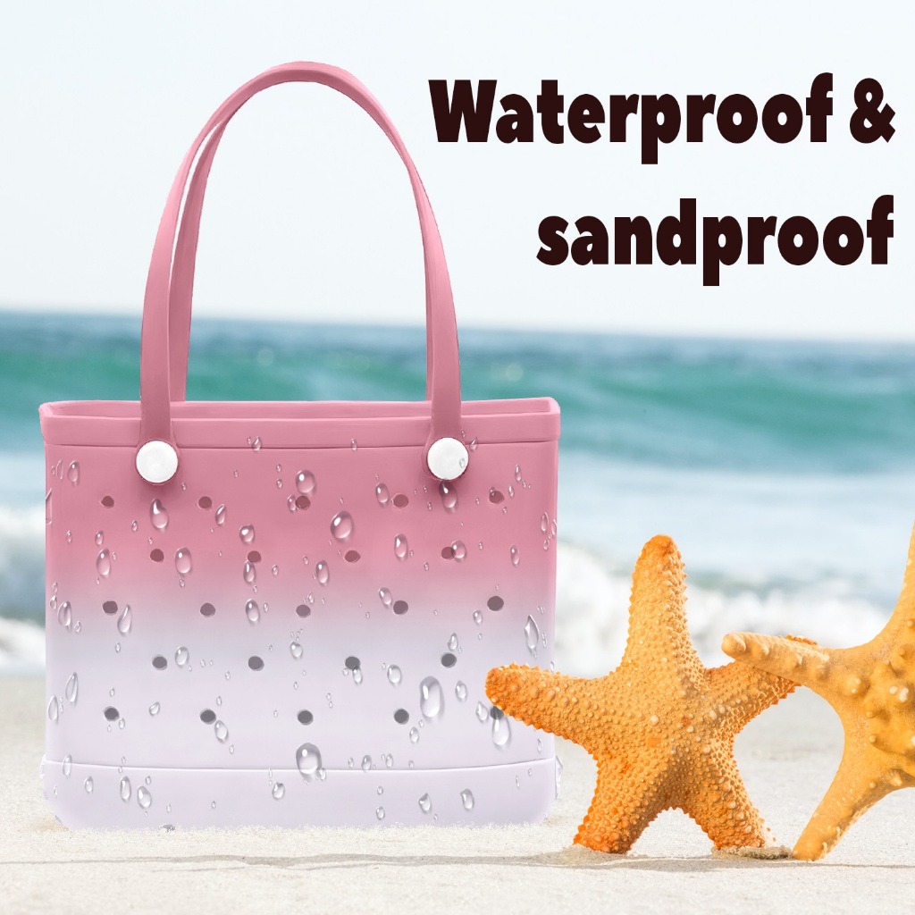 EVA beach bag, Large tote bag,rubber tote bag,ladies handbag, shoulder ...