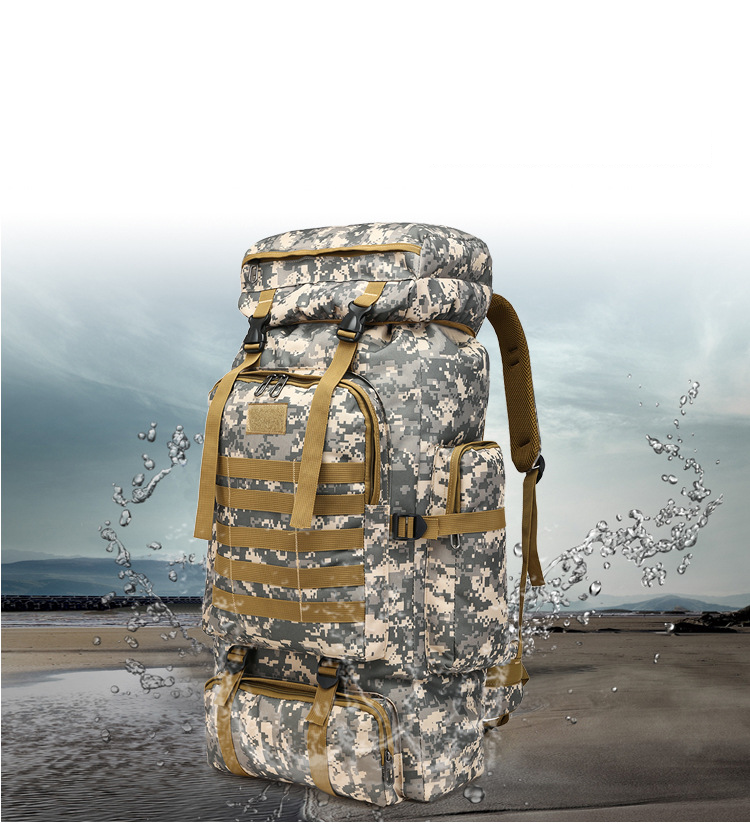 Hiking Backpack 100L Waterproof Outdoor Sport Camping Bag Travel ...