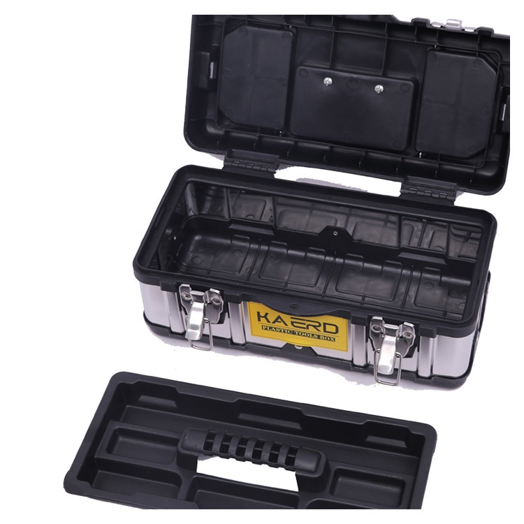 Stainless steel Metal Hand Toolbox Multifunction Toolbox On-Board ...