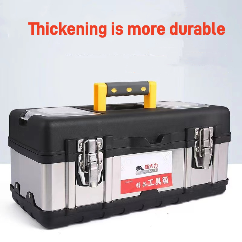Stainless steel Metal Hand Toolbox Multifunction Toolbox On-Board ...