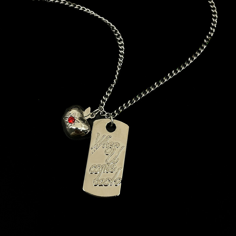 Love and deepspace Caleb Pendant Necklace Alloy Electroplated Choker ...