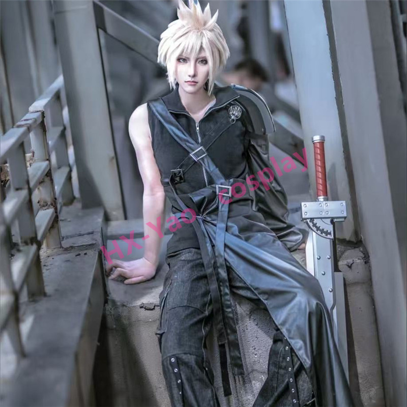 [Ready Stock] Final Fantasy VII cosplay Anime Costume Cloud Strife ...
