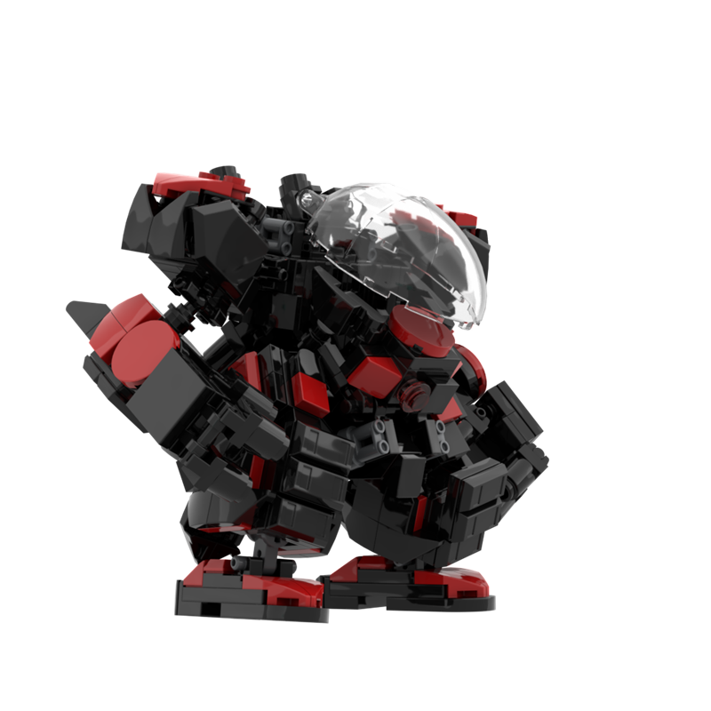 [MOC]BlackSteel Manned Mecha Building Blocks 325 Pcs Mecha Bricks Toy ...