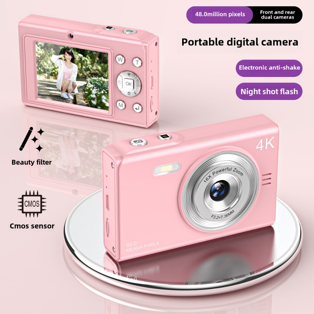 Digital camera 1080P50MP 16X HD Video Image Stabilizer Dual Camera ...