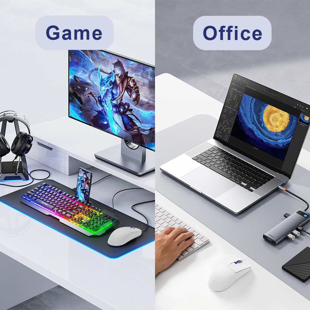 RK M30 Royal Kludge Wireless Mouse Tri-Mode Bluetooth Rechargeable ...