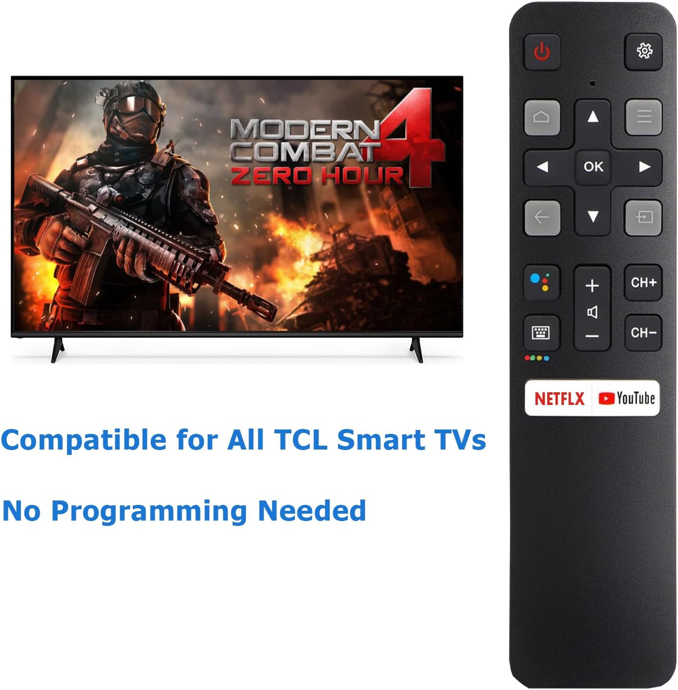 【Order and give gifts】Remote Control Replacement for All TCL TV ...