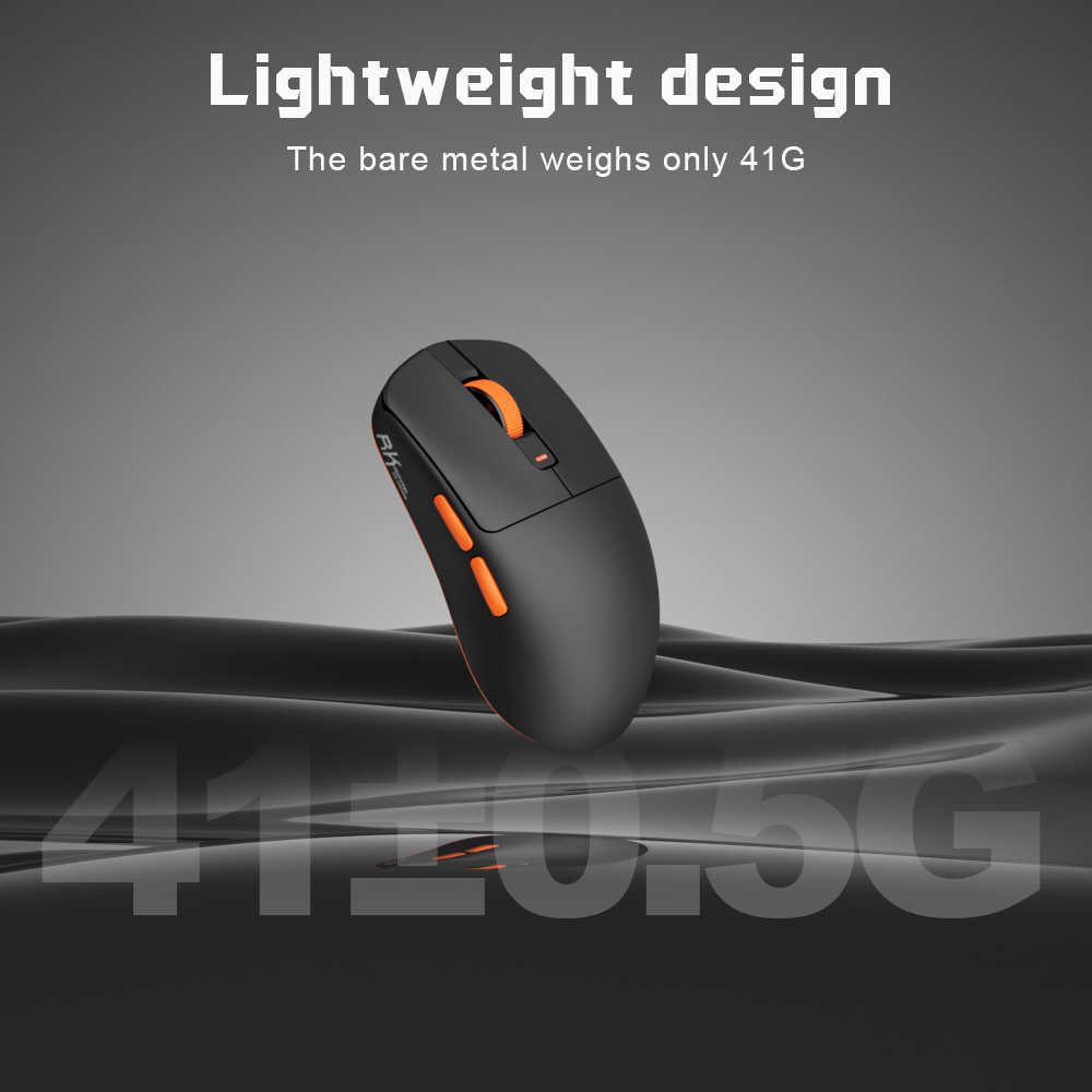 RK M30 Royal Kludge Wireless Mouse Tri-Mode Bluetooth Rechargeable ...