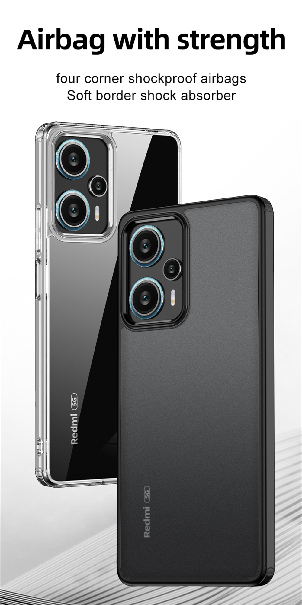 UFLAXE ICEY - For Xiaomi POCO F5 / POCO F5 Pro Case - CLEAR ANTI-YELLOW ...
