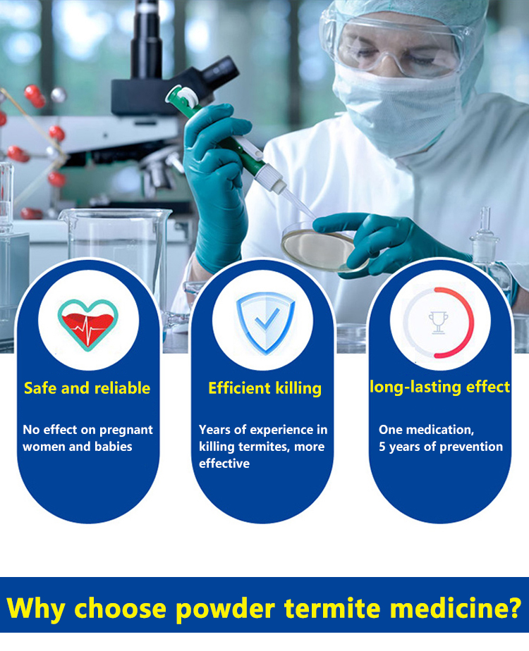 One infected whole nest died termite powder killer 50g anay pest ...