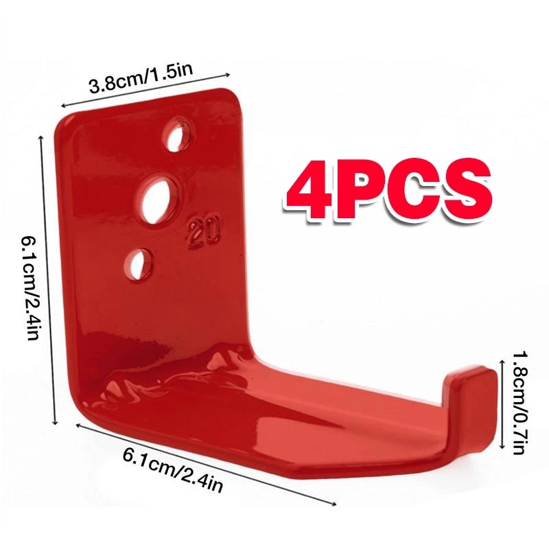 4pcs Fire Extinguisher Holder For Wall/Fire Extinguisher Rack/L Shape ...