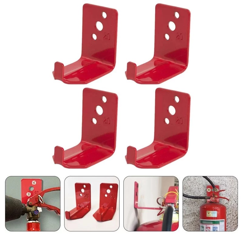 4pcs Fire Extinguisher Holder For Wall/Fire Extinguisher Rack/L Shape ...