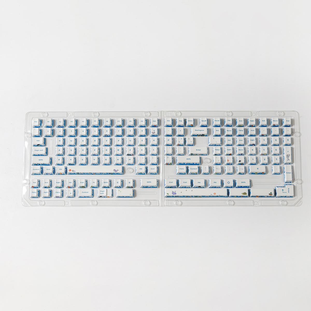 -LW- Deep Sea Keycaps PBT Keycaps CHERRY Profile Mechanical Keyboard ...