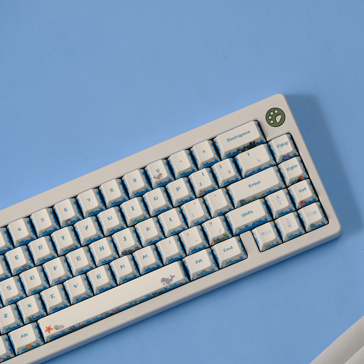 -LW- Deep Sea Keycaps PBT Keycaps CHERRY Profile Mechanical Keyboard ...
