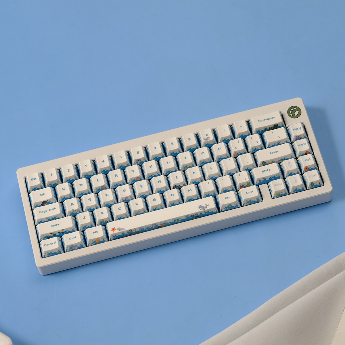-LW- Deep Sea Keycaps PBT Keycaps CHERRY Profile Mechanical Keyboard ...