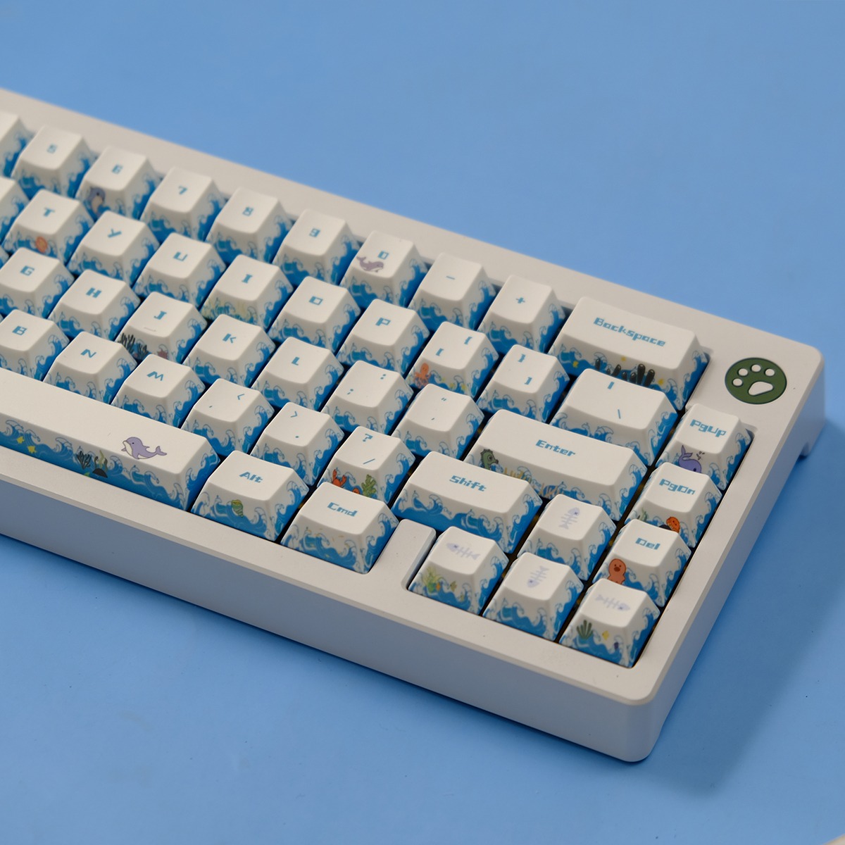 -LW- Deep Sea Keycaps PBT Keycaps CHERRY Profile Mechanical Keyboard ...