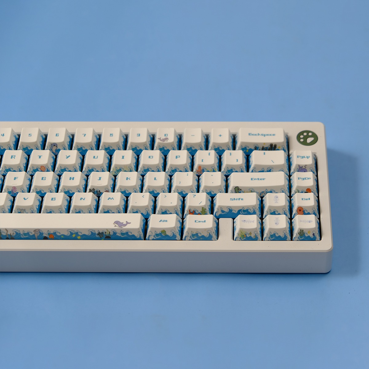 -LW- Deep Sea Keycaps PBT Keycaps CHERRY Profile Mechanical Keyboard ...