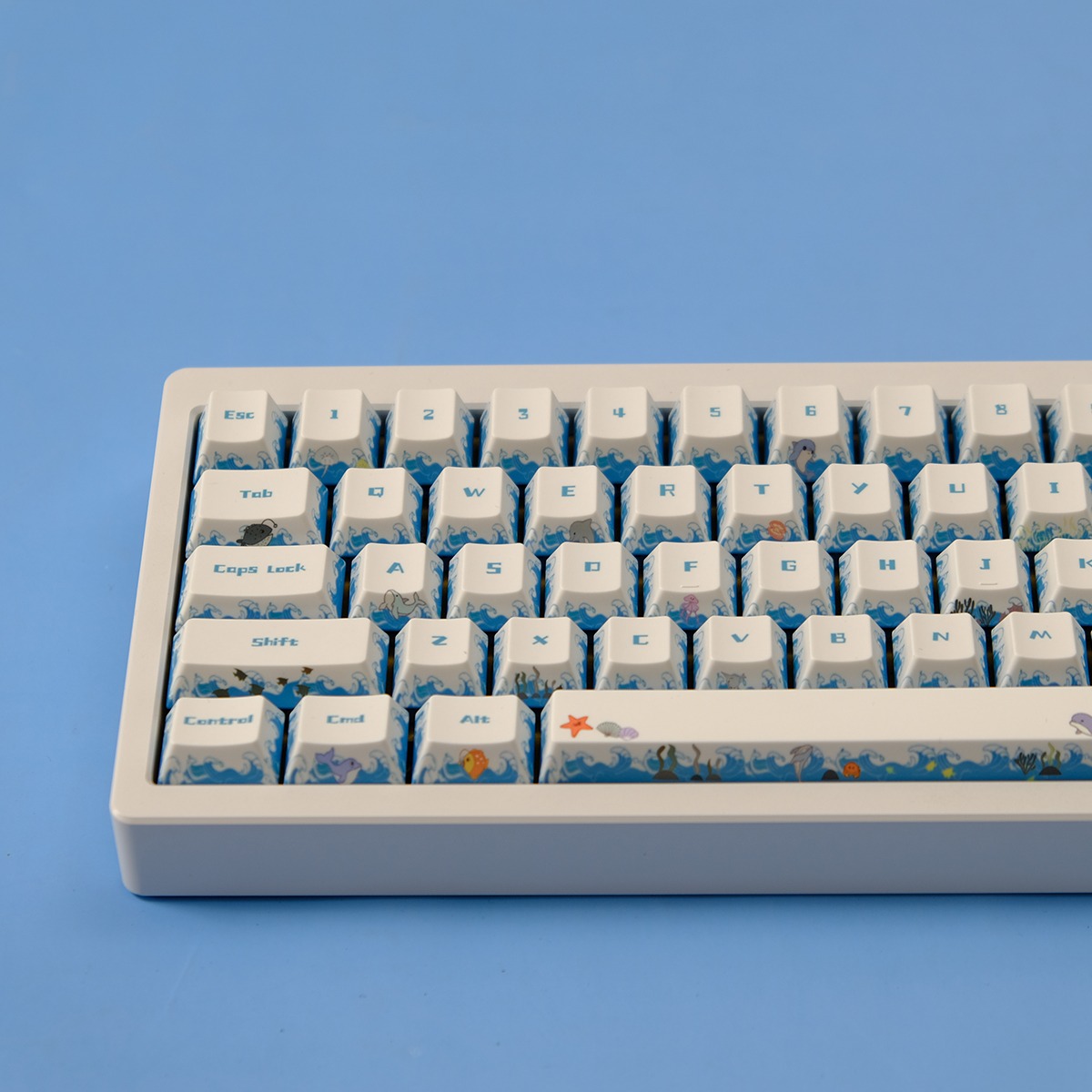 -LW- Deep Sea Keycaps PBT Keycaps CHERRY Profile Mechanical Keyboard ...